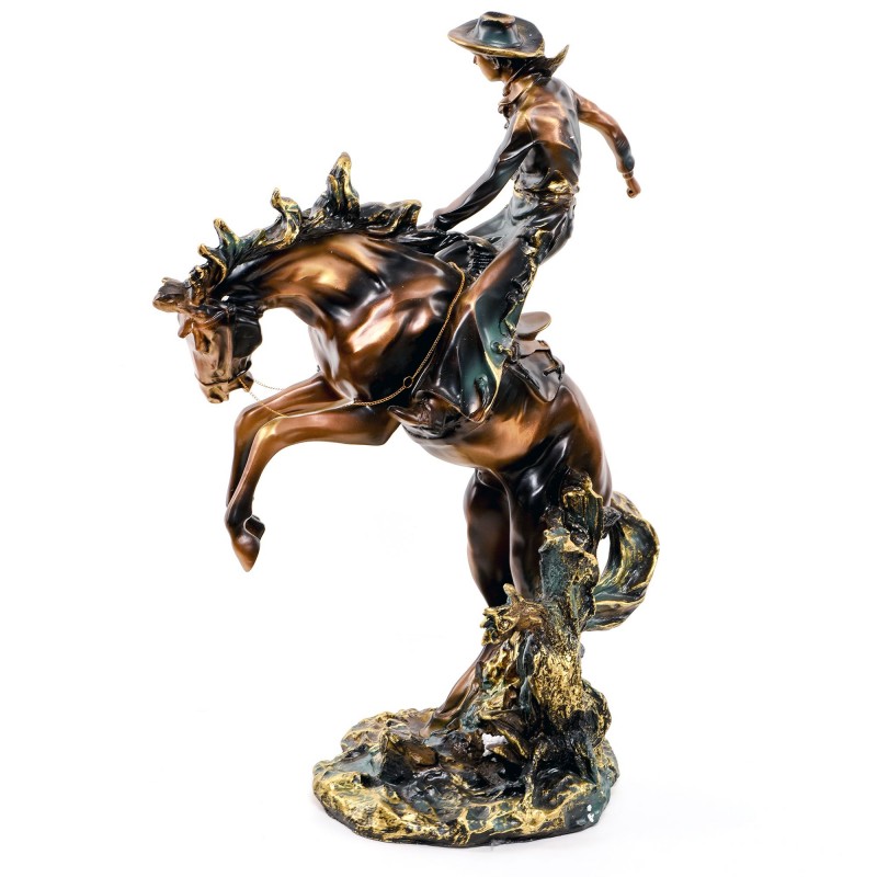 Statueta Cal si Calaret - obiectedecorative.com