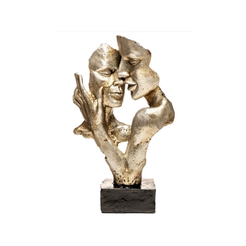 Statueta decorativa 'Silver faces'